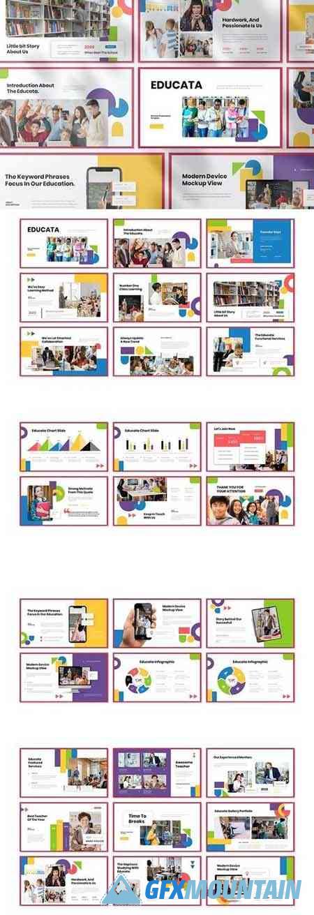 Educata Education Presentation Powerpoint And Keynote Template Free 